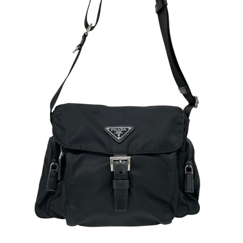 【PRADA】プラダ クロスボディ 三角プレート BT0501 ショルダーバッグ ナイロン レディース ブラック 黒 メンズ