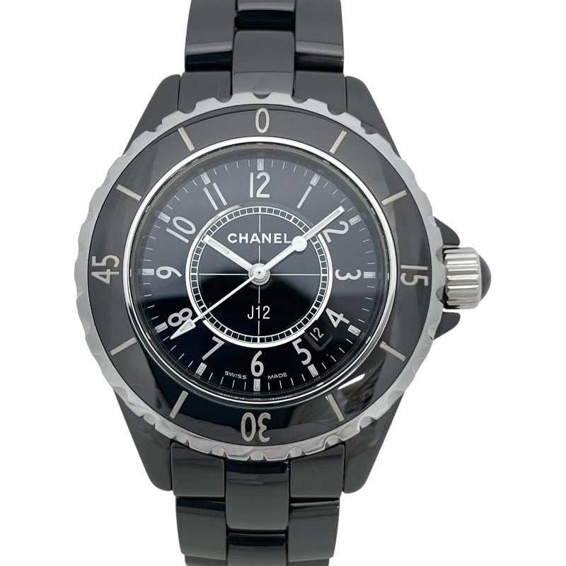 【CHANEL】シャネル J12 33mm H0682 腕時計 セラミック レディース 黒 ブラック クォーツ